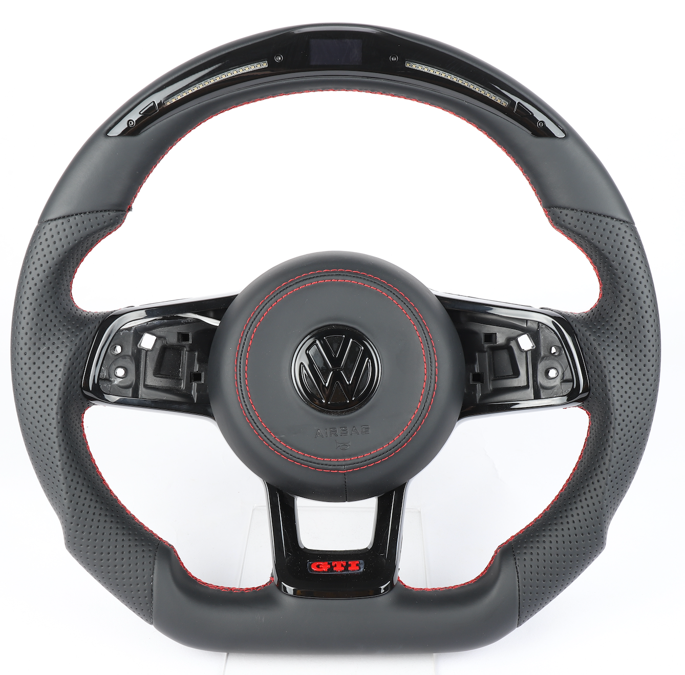 UNIQUE LED FULL LEATHER Custom Волан за VW MK7 MK6 GTI GTD GTS GTE GLI